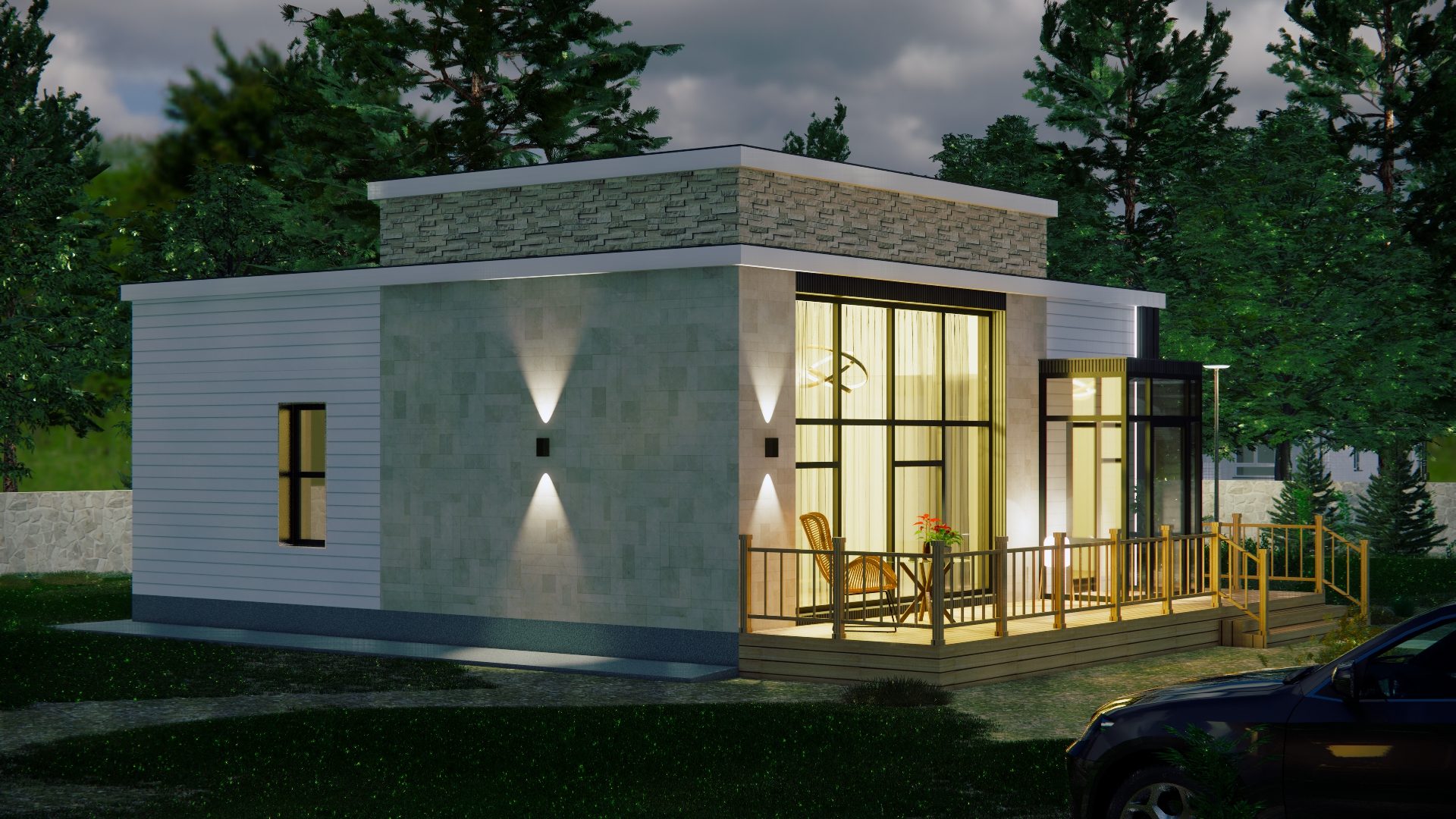 Эрчим хүчний хэмнэлттэй 74 м2 жишиг амины орон сууц төлөвлөлт